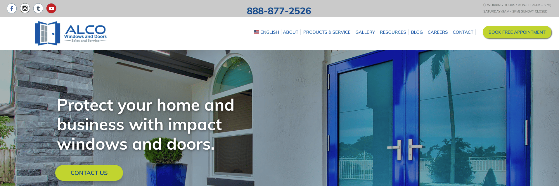 How to Design the Perfect Home Page for Your Impact Windows Website